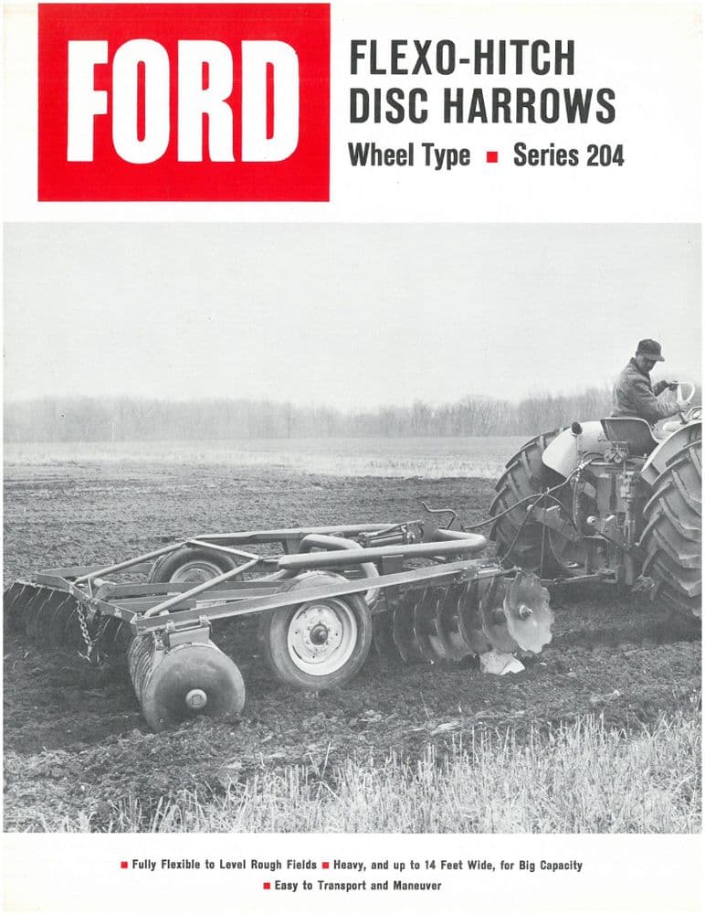 Ford Flexo-Hitch DIsc Harrow 204 Brochure