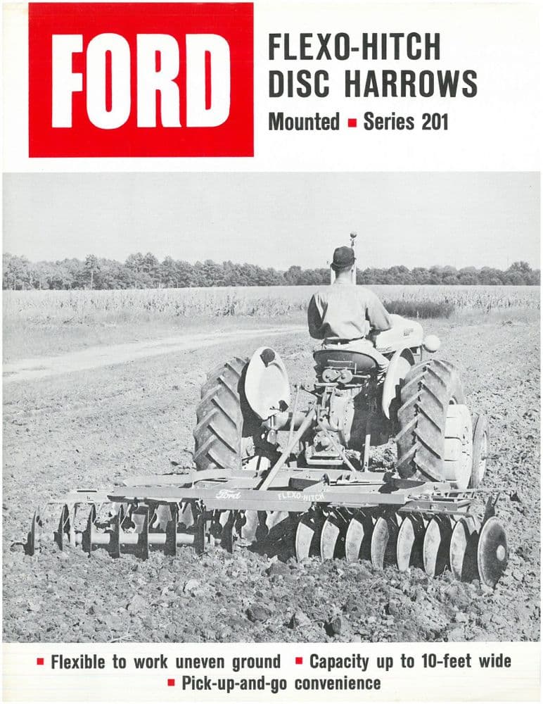 Ford Flexo-Hitch Mounted Disc Harrow 201 Brochure