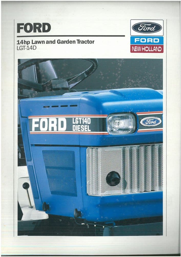 Ford Lawn and Garden Tractor LGT-14D Brochure - LGT14D LGT 14D