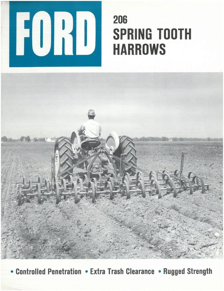 Ford Spring Tooth Harrows 206 Brochure