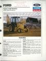 Ford Tractor Loader Backhoe - 455C Specifications Brochure