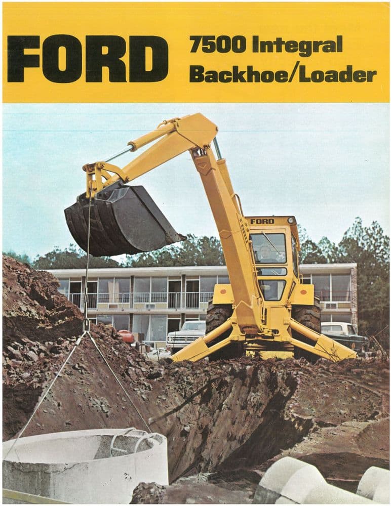 Ford Tractor Loader Backhoe 7500 Brochure