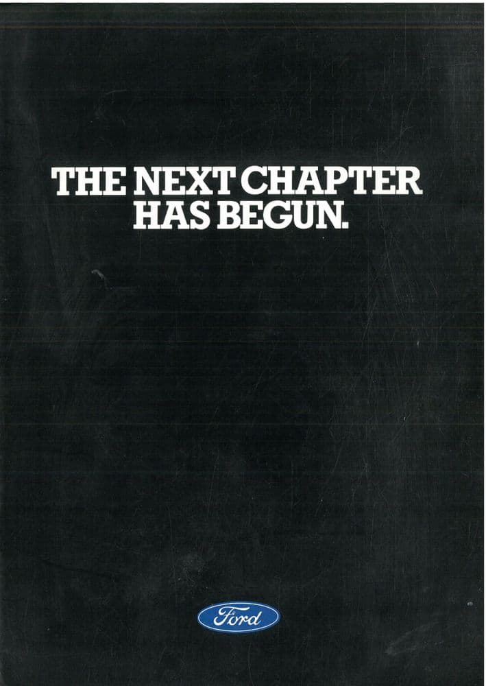 Ford Transit "The Next Chapter Has Begun" Brochure
