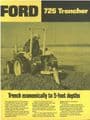 Ford Trencher 725 Brochure