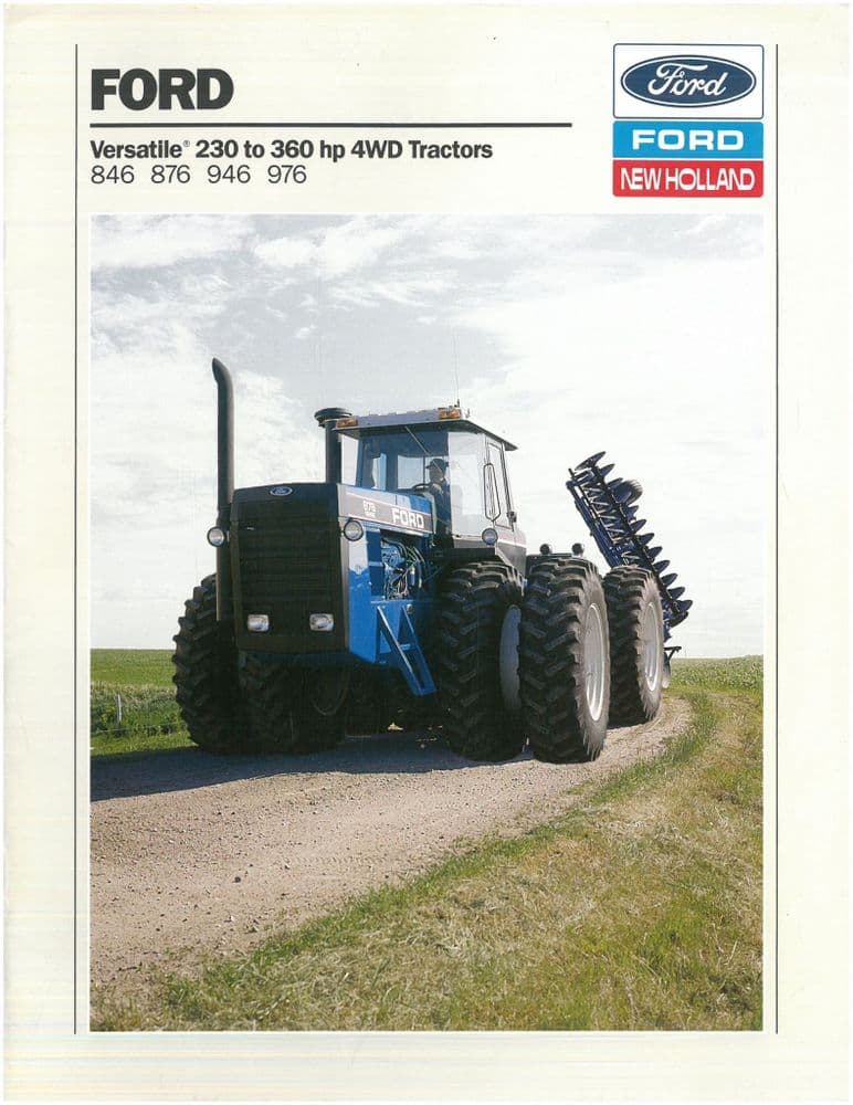 Ford Versatile Tractor 846 876 946 976 Brochure