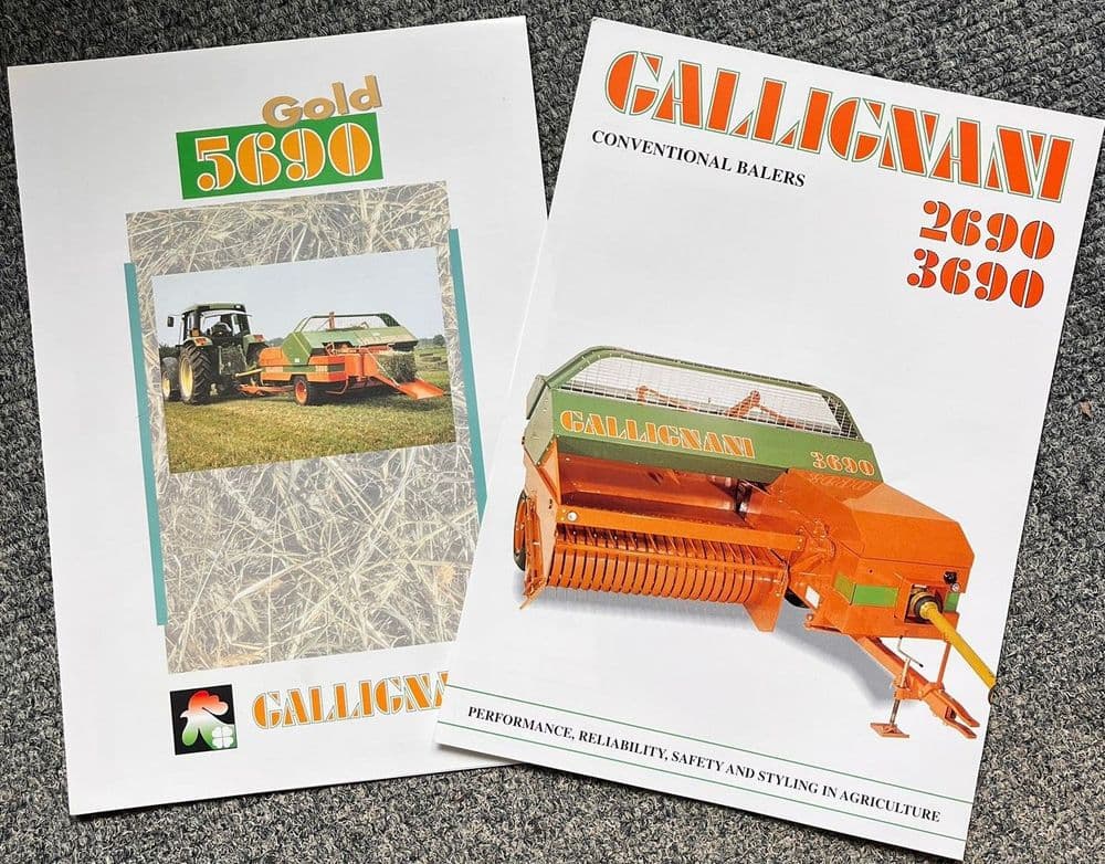 Gallignani Baler 2690 3690 5690 Brochure Bundle