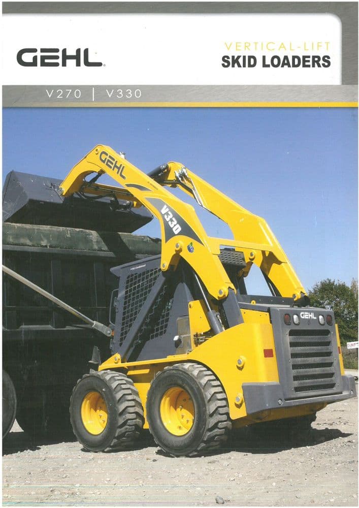 GEHL Skid Loaders V270 V330 Brochure