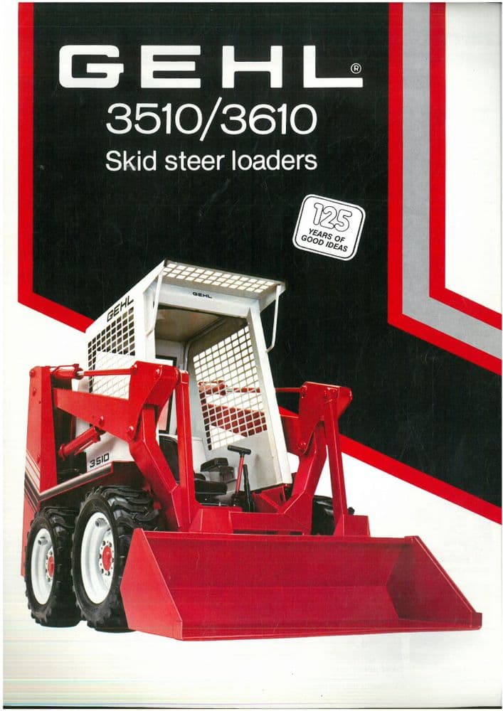 Gehl Skid Steer Loaders 3510/3610 Brochure