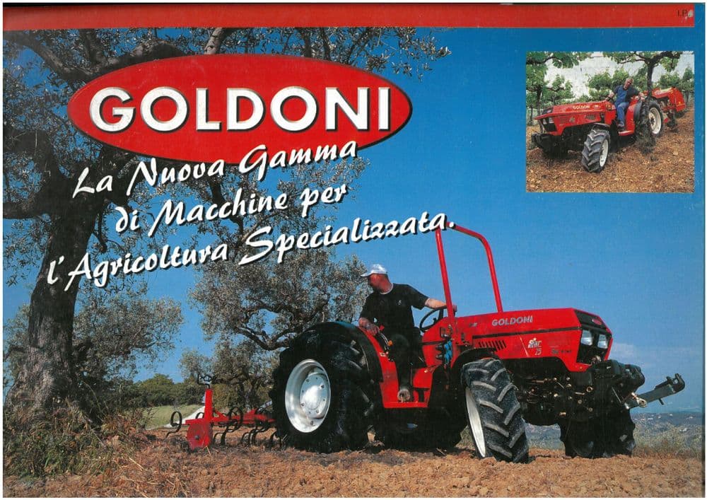 Goldoni Tractor Star 50-70 - Star 3060V - Star 75 - Brochure Italian