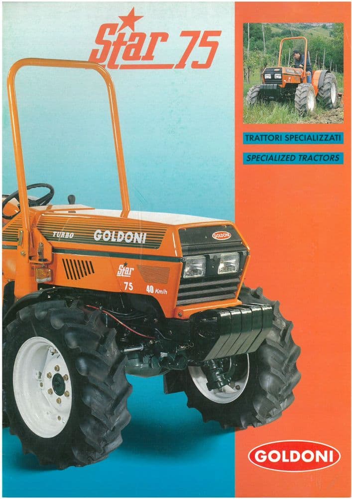 Goldoni Tractor Star 75 Brochure - Orchard Vineyard Compact