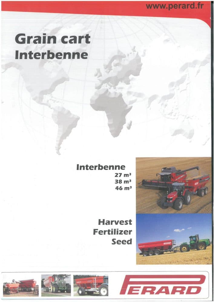 Grain Cart Interbenne - Harvest Fertiliser Seed - Brochure