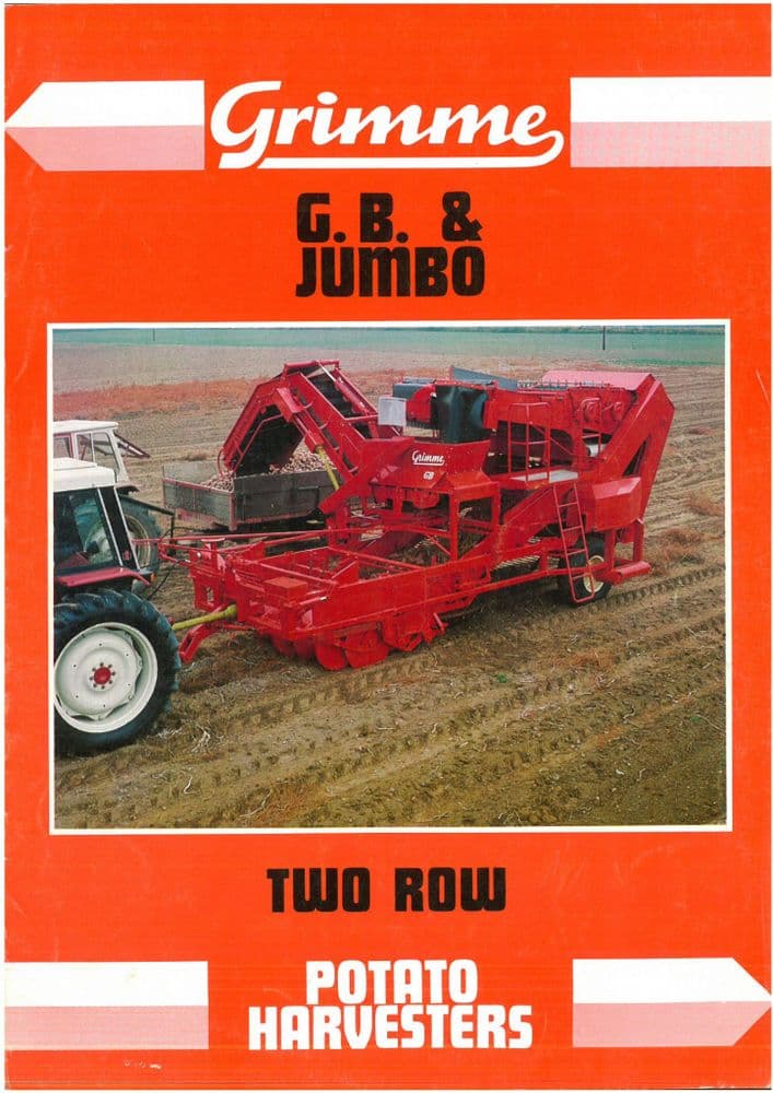 Grimme GB & Jumbo Two Row Potato Harvesters Brochure