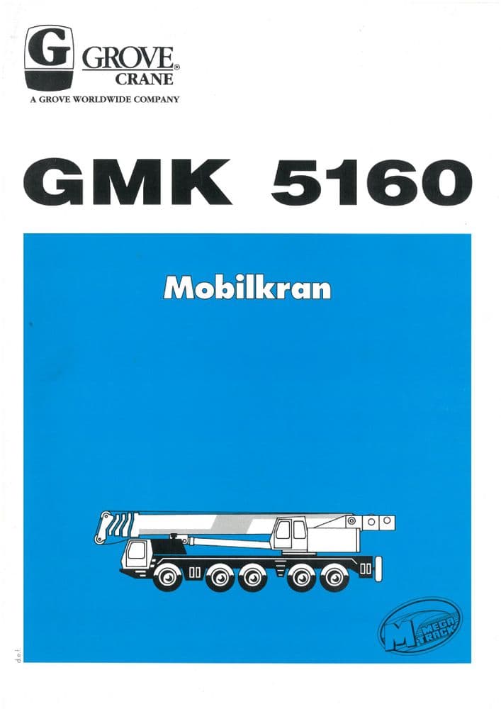 Grove Crane GMK5160 Brochure - GMK 5160 Mobilkran