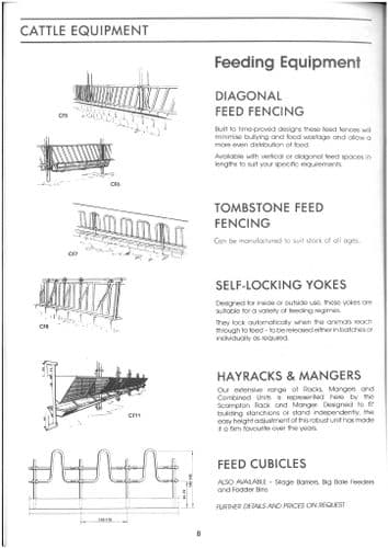 Gush & Dent Livestock Feeding Systems Brochure - Gates Cubicles Bull ...