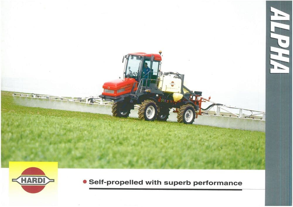 Hardi Self Propelled Sprayer Alpha Brochure