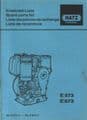Hatz Engine E573 E673 Parts Manual