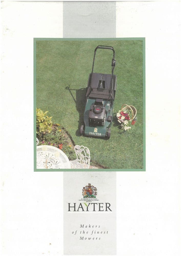Hayter Mower Range - Harrier Hunter Ambassidor Hayterette Hayter 21 ...