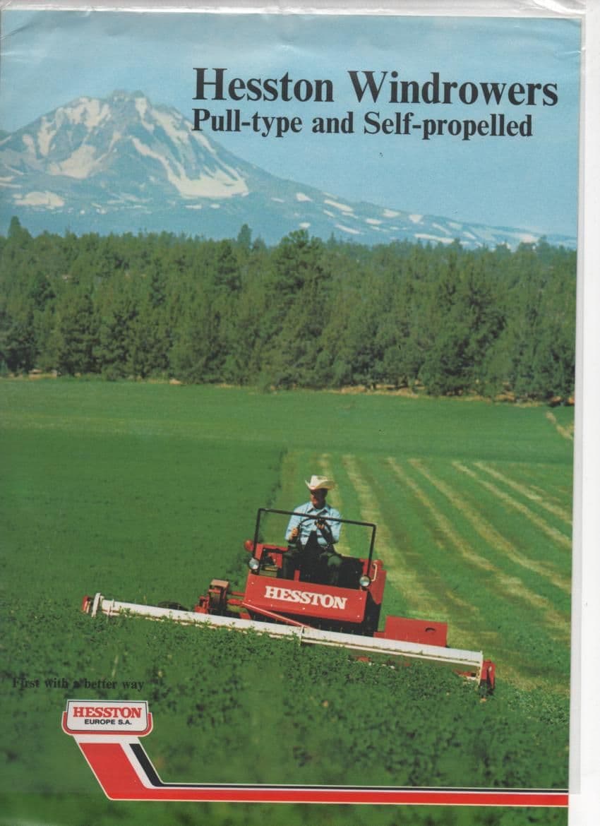 Hesston Windrower Self-propelled & Pull-type - Models 6400 6600 300M ...