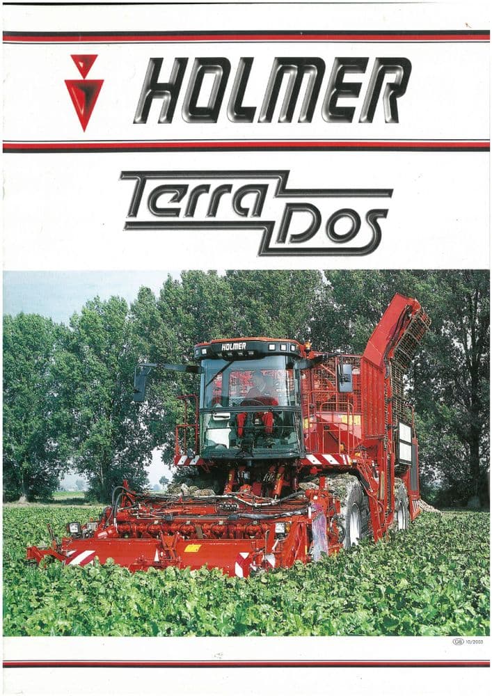 Holmer Terra Dos Sugar Beet Harvester Brochure