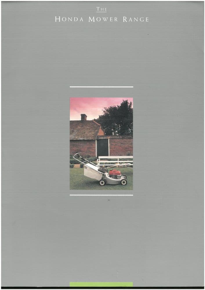 Honda Lawnmower HR173 HR194 HR214 HT3009 HT3810 HT3813 Brochure