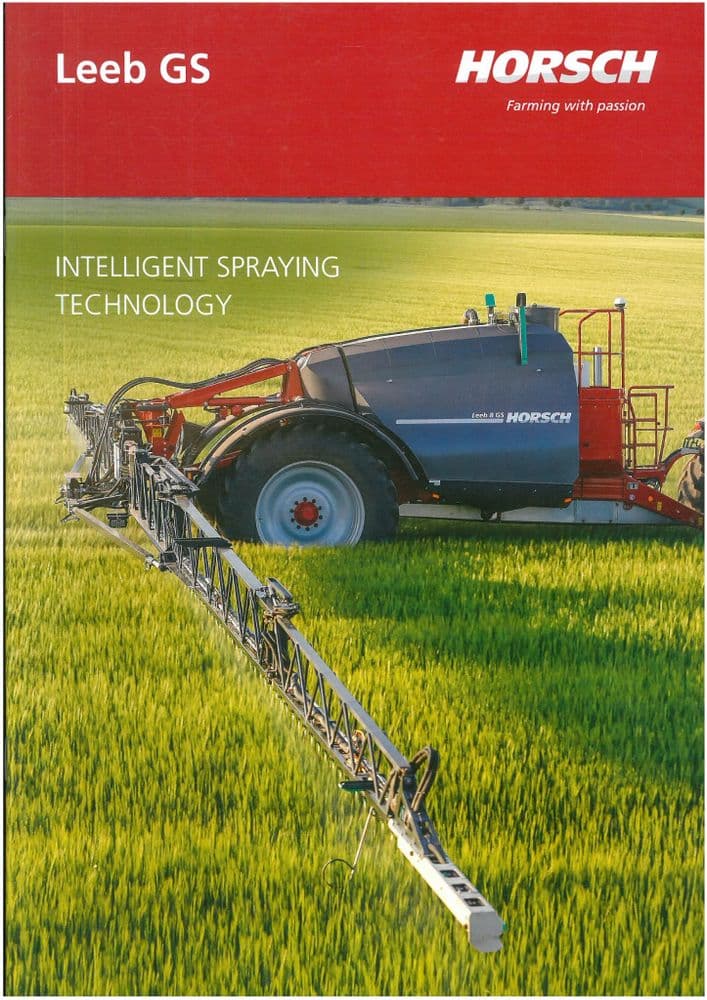 Horsch Leeb GS Intelligent Spraying Technology Brochure