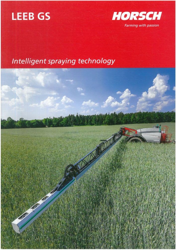 Horsch Leeb GS Intelligent Spraying Technology Brochure