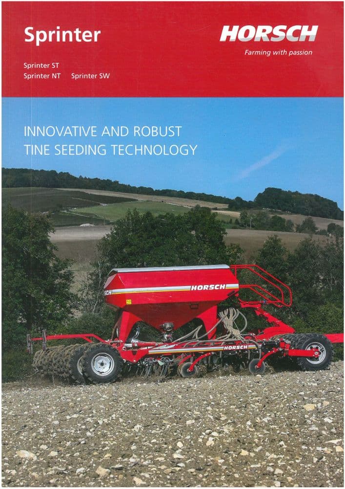 Horsch Sprinter ST NT SW Brochure