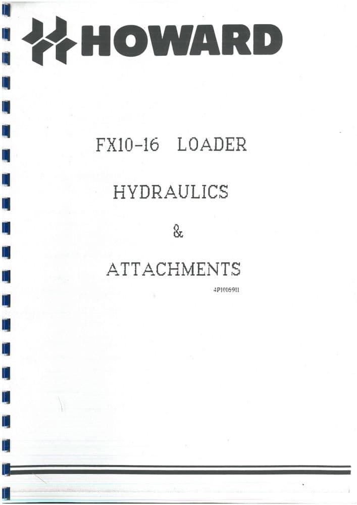 Howard Lemken Tri-Ag Loader FX10 - 16 Hydraulics & Attachments ...