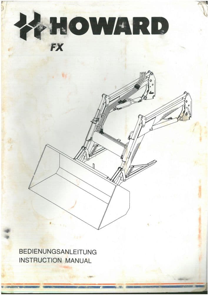 Howard Loader FX Operators Manual - ORIGINAL