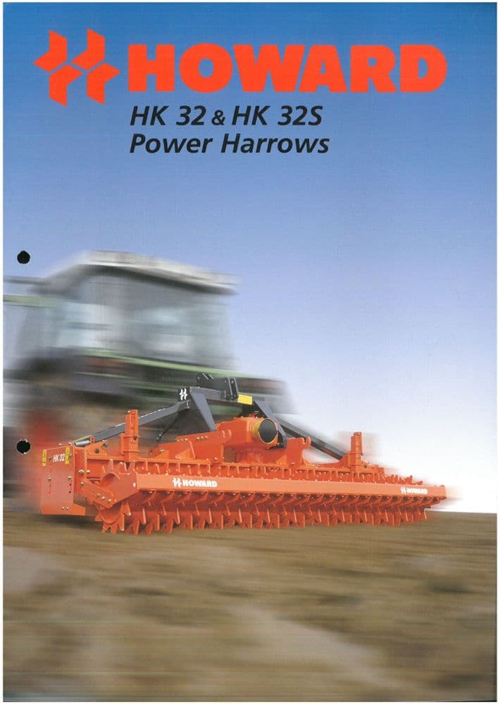 Howard Power Harrow HK 32 HK 32S Brochure - HK32 HK32S