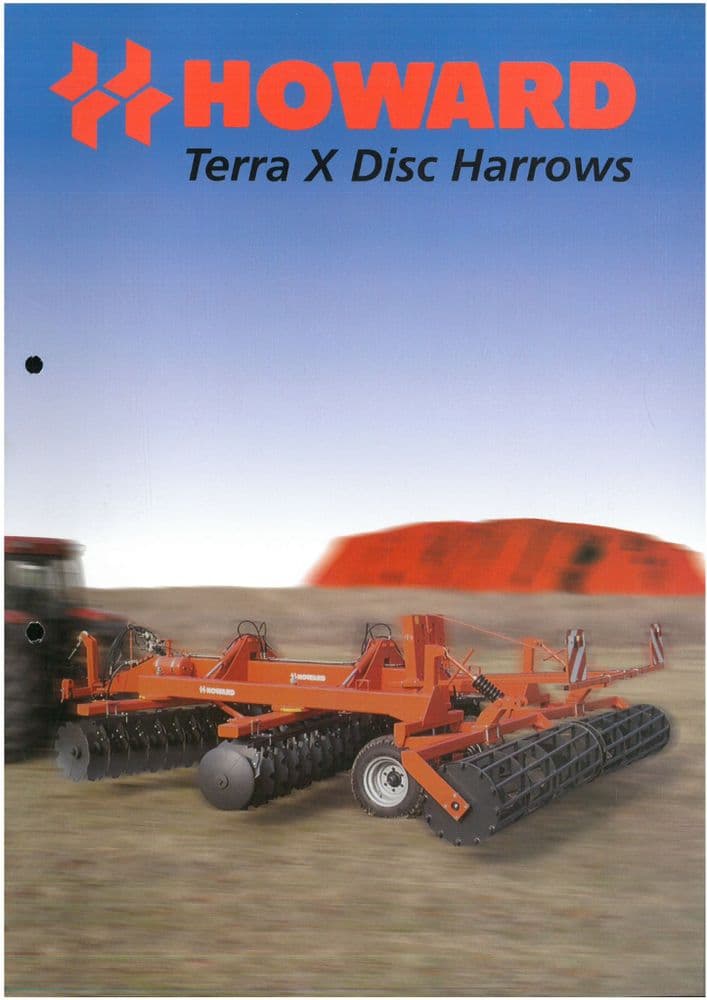 Howard Terra X Disc Harrows 400X 450X 500X 600X 700X 800X 900X 1000X ...
