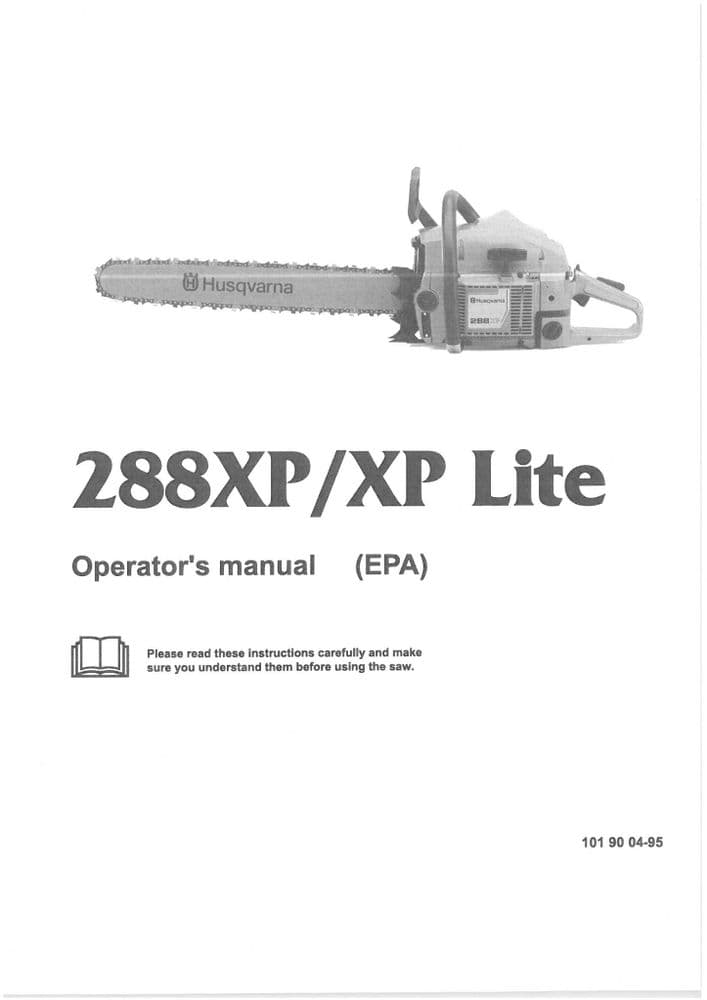 Husqvarna Chainsaw 288XP XP Lite Workshop Service Manual