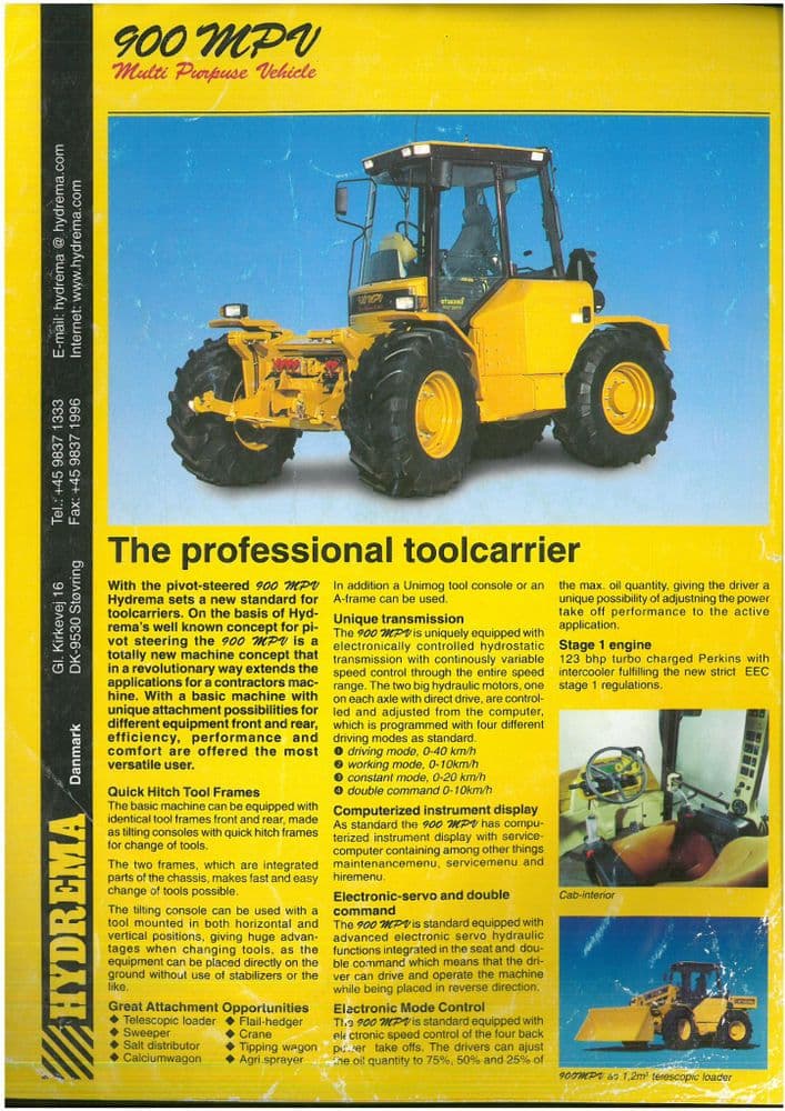 Hydrema 900 MPV Brochure
