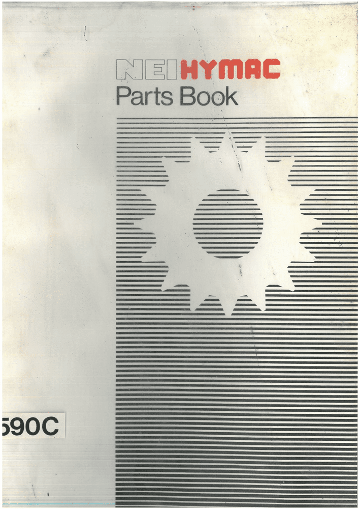 Hymac Crawler Excavator 590C Parts Manual