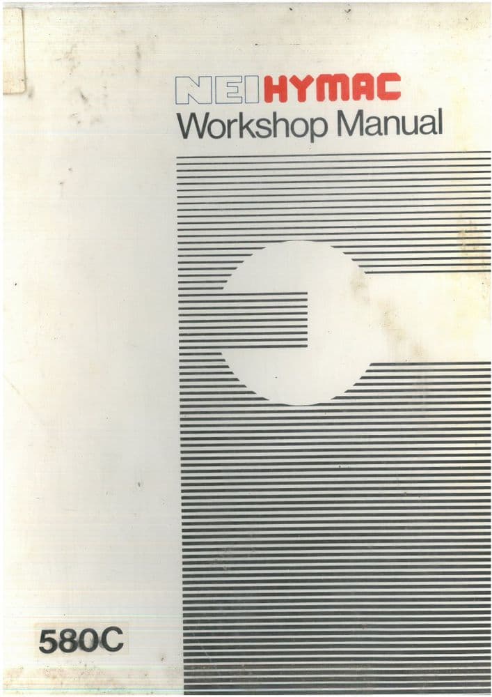 Hymac Excavator 580C Workshop Service Manual - 580 C