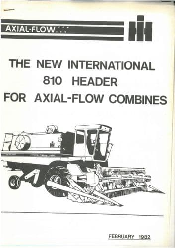 International Axial-Flow Combine Brochure Bundle