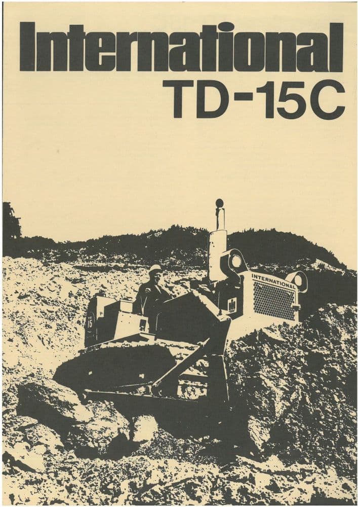 International Crawler Tractor TD15C Brochure - TD-15C
