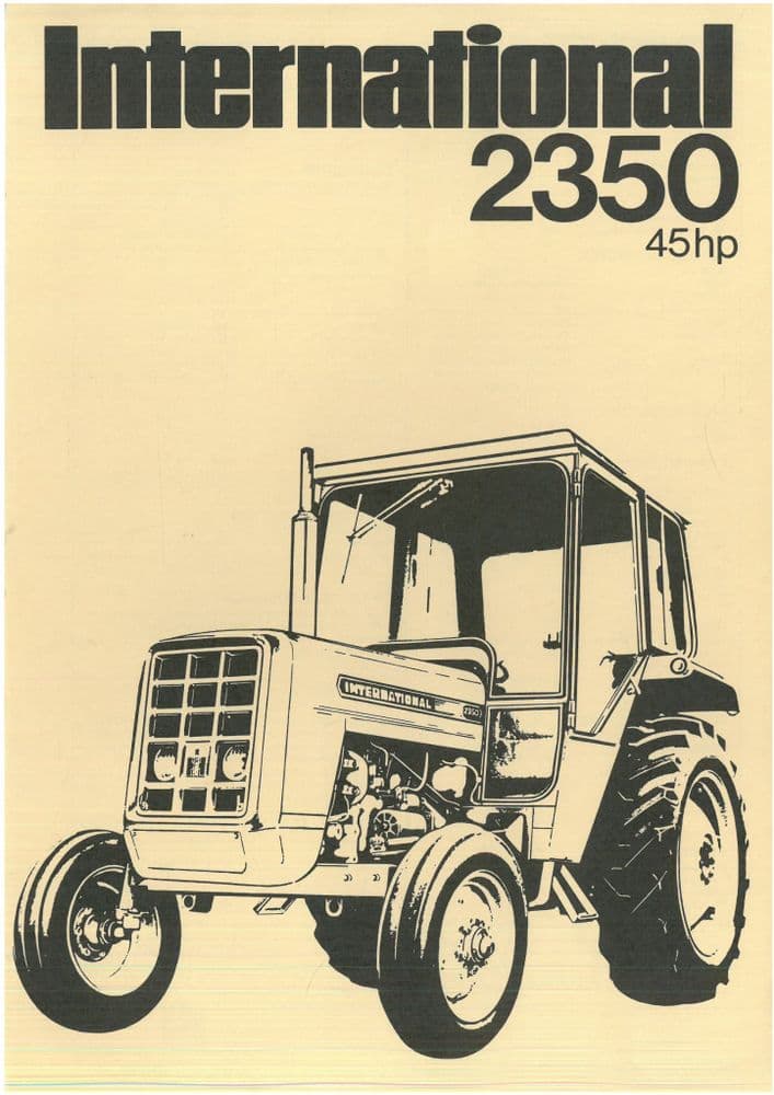 International Tractor 2350 Industrial & Highway Brochure