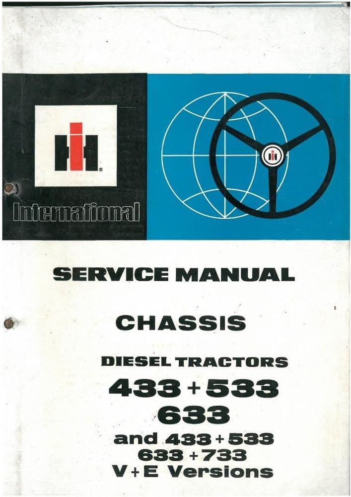 International Tractor 433 533 633 733 Workshop Service Manual