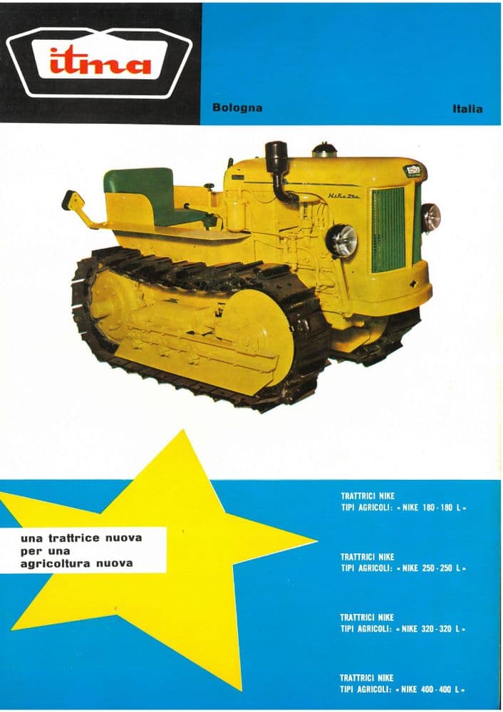 Itma Crawler & Wheeled Tractor Nike 180 250 320 & 400 Brochure
