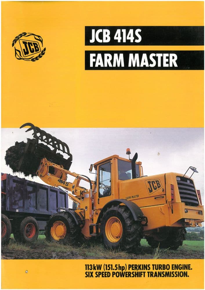 JCB 414S Farm Master Six Speed Powershift Transmission Brochure