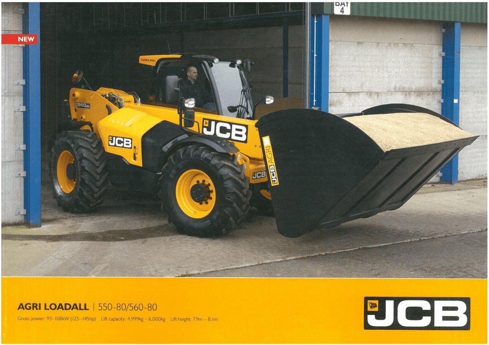 JCB Agricultural Loadall 550-80 / 560-80 Brochure