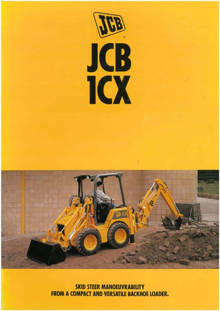 JCB Backhoe Loader 1CX Brochure--