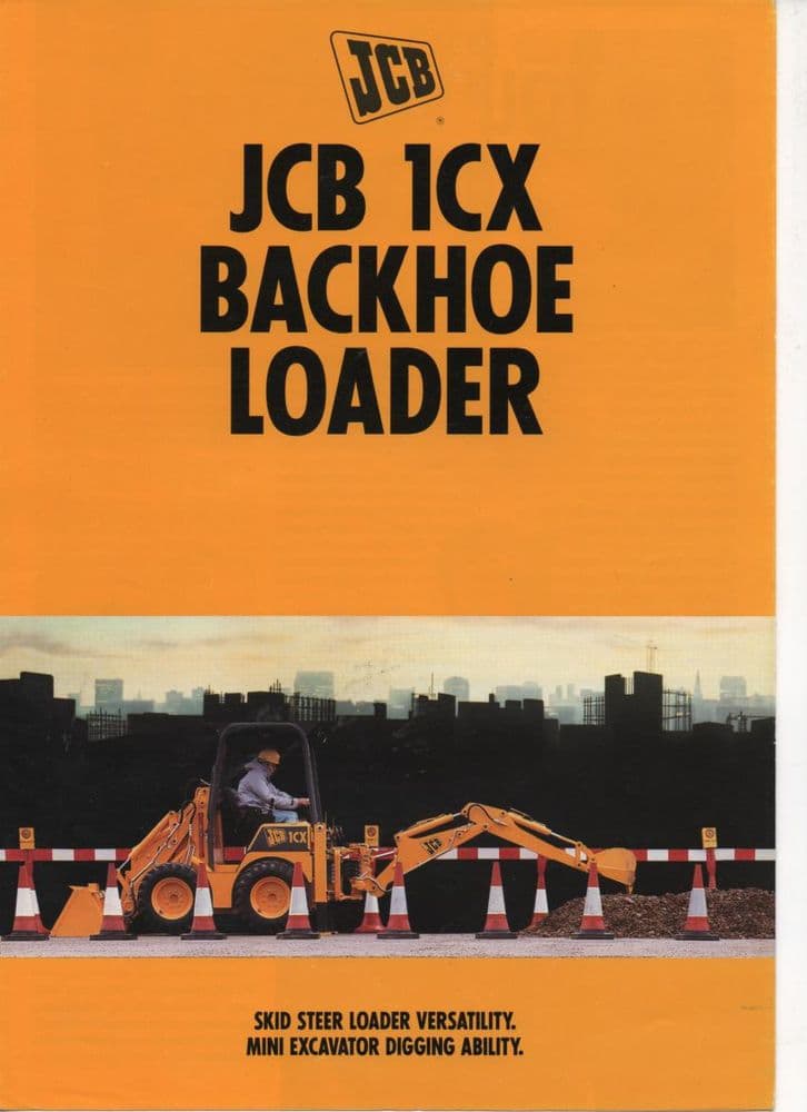 JCB Backhoe Loader 1CX Brochure
