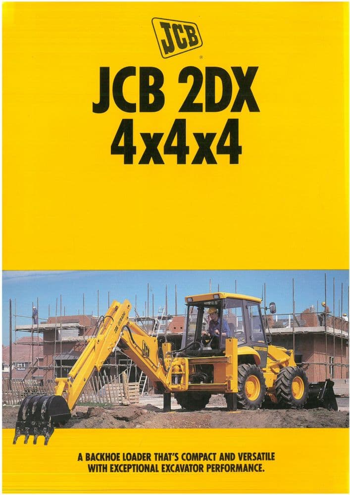 JCB Backhoe Loader -2DX - 4x4x4 Brochure