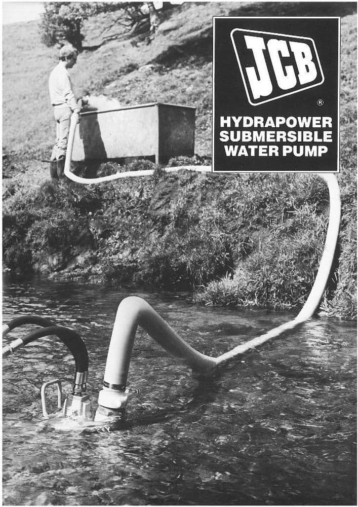 JCB Hydrapower Submersible Water Pump Brochure