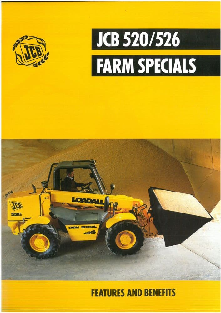 JCB Loadall 520 526 Farm Special Brochure