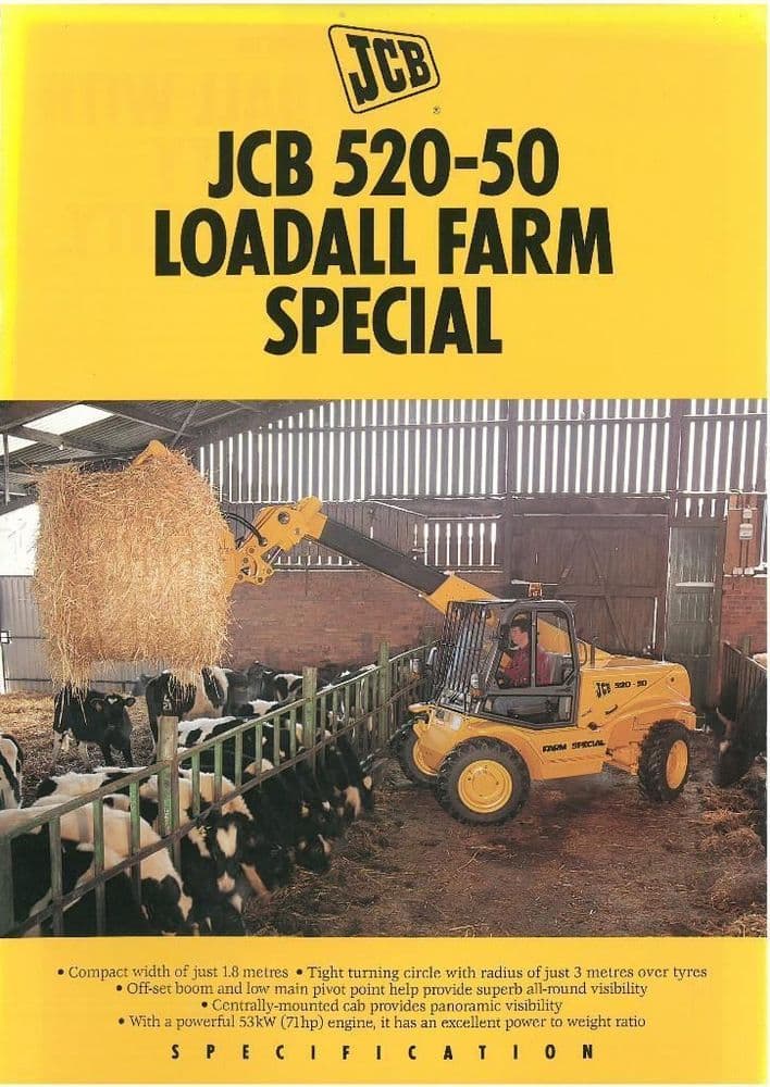 JCB Loadall Farm Special 520-50 Brochure
