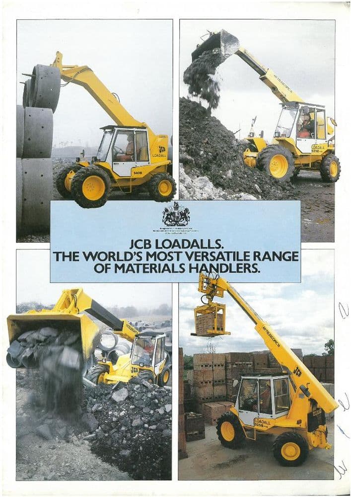 JCB Loadalls Range Brochure