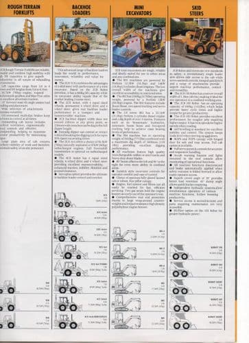 JCB Range Brochure